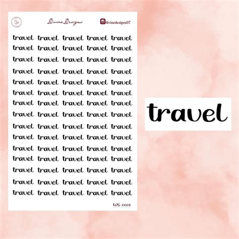 Planner Script Stickers Foiled Script Stickers Foiled Planner Stickers