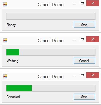 Handling Long Operations With Cancel And Progress In C With Async Cowthulu