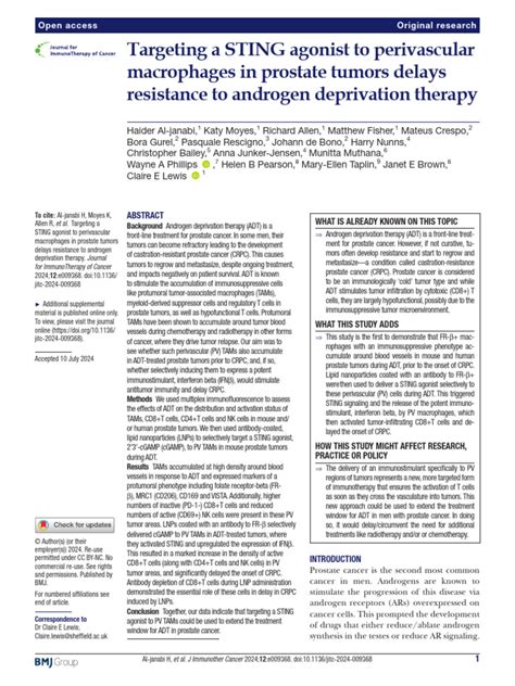 Adt I Androgen Deprivation Therapy Pdf Prostate Cancer Interferon
