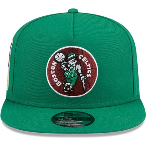 New Era Flat Brim 9fifty A Frame Hardwood Classics Boston Celtics Nba