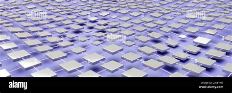 Square Particle And Lines Connection Crypto Currency Big Data