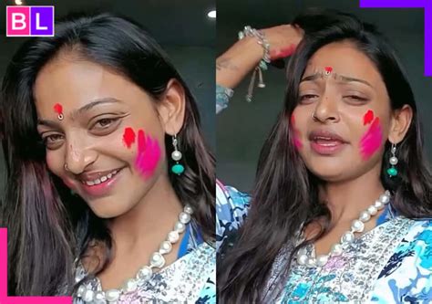 महाकुंभ की वायरल गर्ल Monalisa ने भांग पीकर खूब खेली होली जोगी जी गाने पर जमकर Video