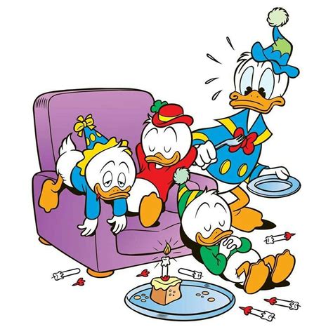 Disneys Donald Duck With Huey Dewey And Louis Disney Films Disney Cartoons Disney Art
