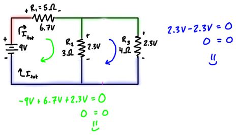 Kirchhoffs Voltage Law Kvl Example Problem 1 Engineer4free The