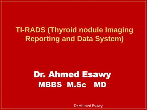 Pdf Tirads Thyroid Nodule Imaging Reporting And Data System Dr