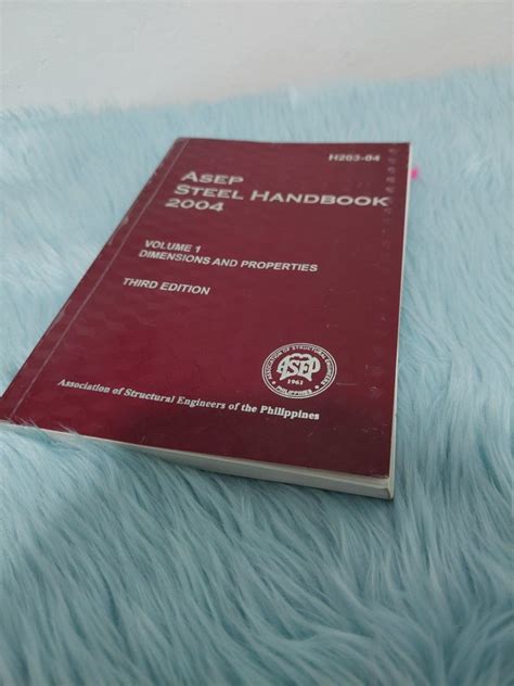 ASEP Steel Handbook Hobbies Toys Books Magazines Textbooks On Carousell