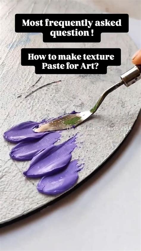 How To Make Diy Texture Paste Artofit
