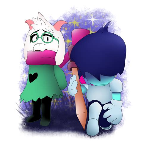 Ralsei And Kris By Hexintheeevee On Deviantart