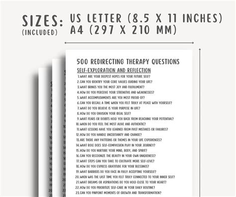 500 Redirecting Therapy Questions Psychotherapy Reference Sheet Therapy Interventions