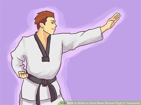 4 Ways To Strike By Hand Blade Sonnal Chigi In Taekwondo