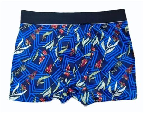 Men Lycra Blue Printed Underwear Type Trunks At Rs 42piece In New