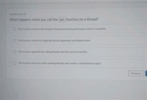 Question 48 Of 50 What Happens When You Call StudyX