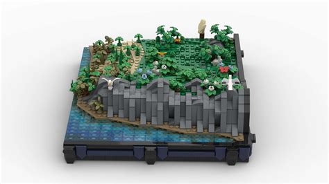Lego Moc A1 Shore And Landscape For My Medieval Castle By Sir Perceval