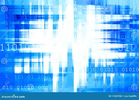 Binary Codes Stock Illustration Illustration Of Blue 11352700