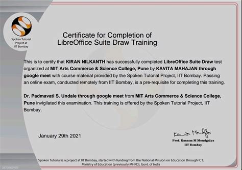 Kiran Nilkanth On Linkedin Spokentutorial Success Iitbombay