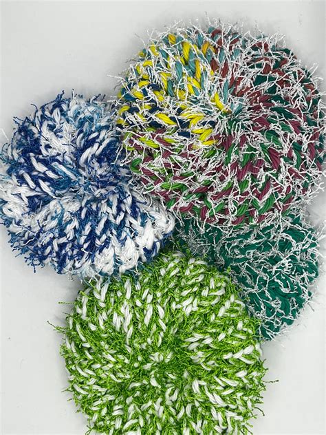Handmade Knit Dish Scrubbies Etsy