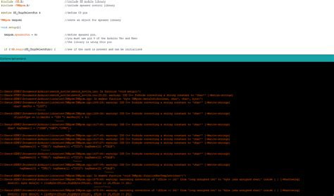 Error Codes Tmrpcm Programming Arduino Forum