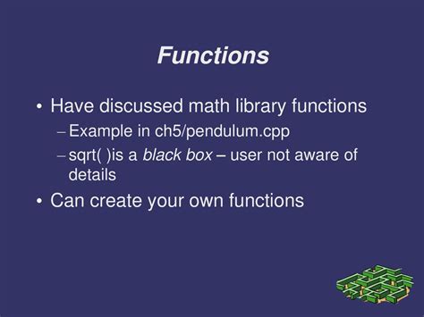 Single Result Functions And Modularity Ppt Download