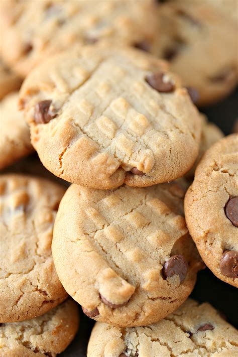 Peanut Butter Chocolate Chip Cookies Cravings Of A Lunatic