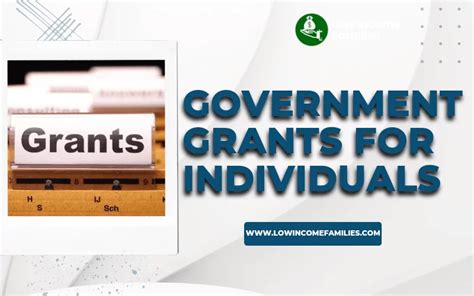 Government Grants For Individuals Low Income Families
