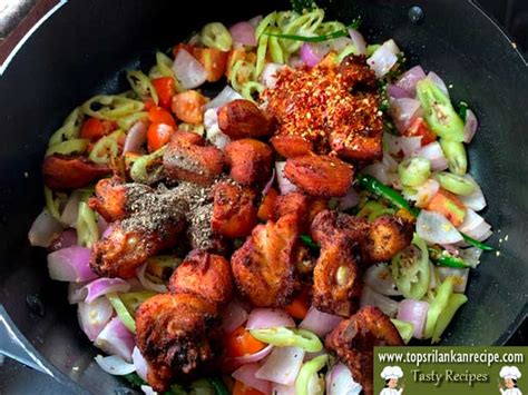 Best Deviled Chicken Recipe Sri Lankan Simple And Tasty Spicy Dish