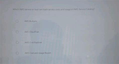 Which Aws Service Or Tool Can Track Service Studyx