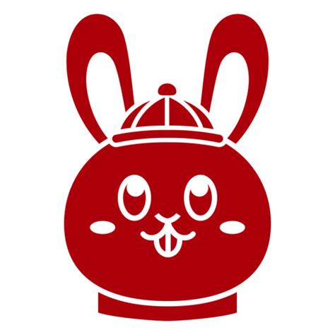 Diseño Png Y Svg De Conejito Rojo Con Sombrero Para Camisetas