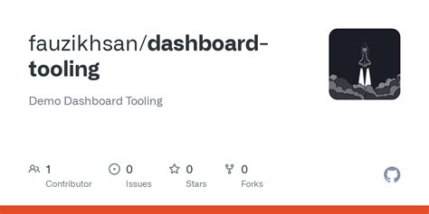 Github Fauzikhsan Dashboard Tooling Demo Dashboard Tooling