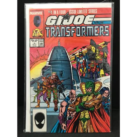 Marvel Comics Gi Joe And The Transformers No 4