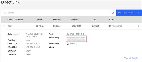 Ibm Cloud Direct Link 20 Megaport Documentation