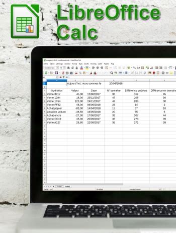 LibreOffice Calc Calcul automatique Médiaforma