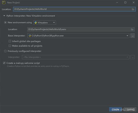 Python学习笔记用PyCharm编写第一个程序 create a main py welcome script CSDN博客