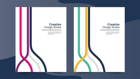 Brochure Poster Flyer Pamphlet Magazine Cover Design With Space For Photo Background