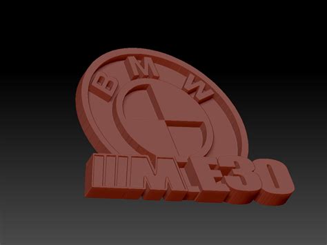 Stl File Bmw Logo M E30・3d Printable Model To Download・cults