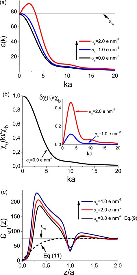 A Surface Charge Dependence Of The Dielectric Permittivity Function