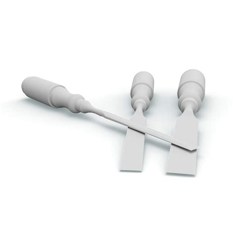 3d Model Chisels Mallet