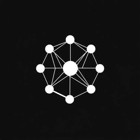 Free Minimalist 2d Network Graph Logo Design Nohat Cc