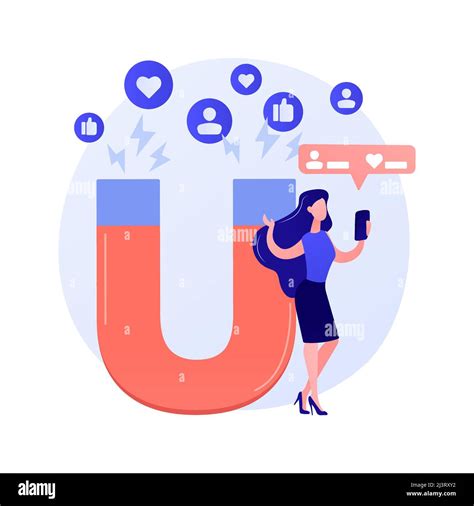 Social Network Profile Famous Blogger Influencer Cartoon Color