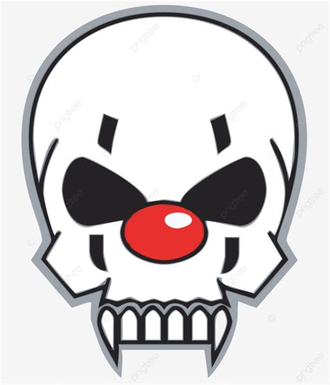 小丑頭骨 邪恶的 骨頭 红色的PNG去背圖片素材免費下載免摳圖設計圖案下載 Pngtree
