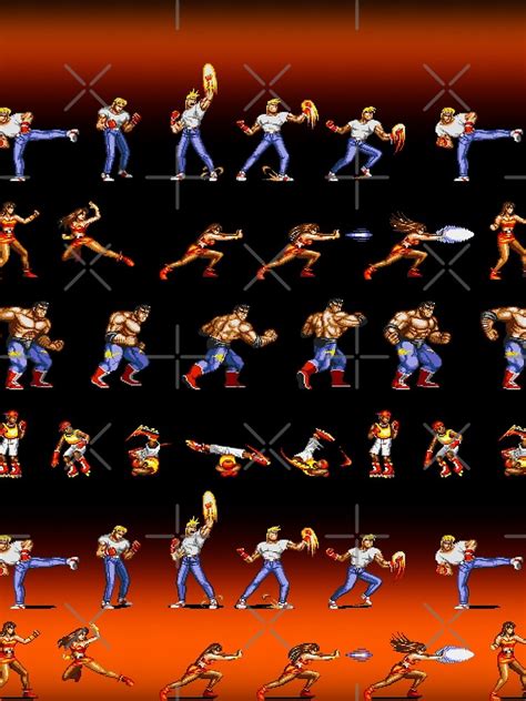 Streets Of Rage Pixel Art T Shirt For Sale By Cultofniche Redbubble