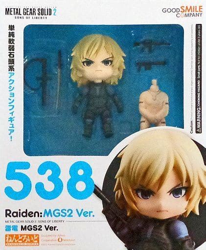 駿河屋 特典付き ねんどろいど 雷電 Mgs2ver 「metal Gear Solid 2 Sons Of Liberty