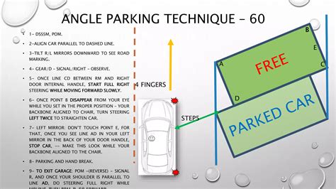 Parking Rules To Pass Rta Parking Test Pptx