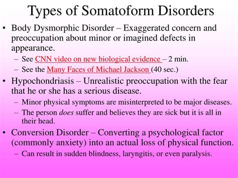 Ppt Somatoform Disorders Powerpoint Presentation Free Download Id