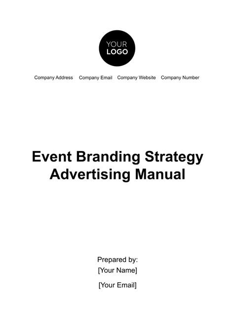 Free Brand Manual Templates To Edit Online And Print