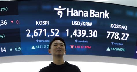 7거래일 오른 코스피 숨고르기 하락 출발