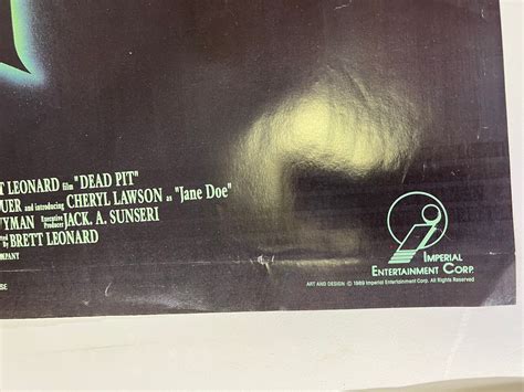 Dead Pit 1989 Movie Poster Vhs Video Store 27x39 4581829012
