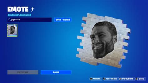 How To Get Giga Chad Spray In Fortnite YouTube
