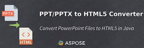 แปลง Ppt เป็น Html5 ใน Java ได้อย่างง่ายดายด้วย Asposeslides