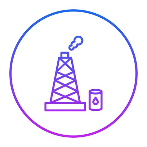 Иллюстрация вектора разведки нефти Премиум векторы