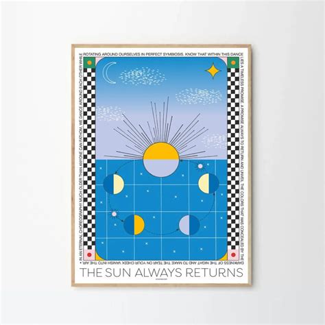 Buy The Sun Always Returns Print 30cm X 40cm By The Poster Club Online